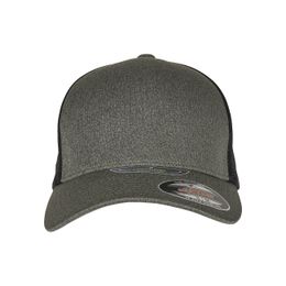 Flex Cap Flexfit "Flexfit Unisex Flexfit UNIPANEL&trade; CAP", Damen, Gr. S/M, olive, schwarz, 95% Polyester, 5% Elasthan, unifarben, Caps