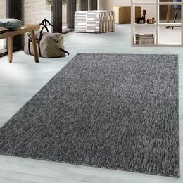 Teppich Ayyildiz Teppiche "Nizza 1800 Kurzflorteppich", grau, B:200cm H:6mm L:290cm, Polypropylen, Teppiche, Teppich, pflegeleicht, leicht melierter Kurzflor, ringsum gekettelt, Wohnzimmer