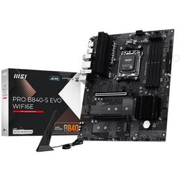 MSI Mainboard "Pro B840-S EVO WIFI6E", schwarz, B:24,38cm H:7,5cm T:30,48cm, Mainboards