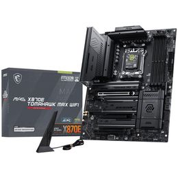 MSI Mainboard "MAG X870E TOMAHAWK MAX WIFI", schwarz, B:24,38cm H:7,2cm T:30,48cm, Mainboards