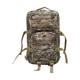 Rucksack Brandit "Brandit Accessoires US Cooper Lasercut large", Gr. onesize, tactical camo, Polyester, Rucks&auml;cke Rucksack