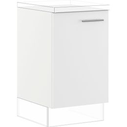 Sp&uuml;lenunterschrank IMPULS K&Uuml;CHEN "Valencia & Tirana", In zwei Breiten, H&ouml;he: 72,3 cm", wei&szlig;, B:50cm H:72,3cm T:57,6cm, Dekorfolie, Holzwerkstoff, Schr&auml;nke, K&uuml;chenunterschrank, vormontiert, mit Dreht&uuml;r
