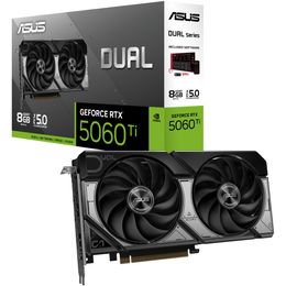 ASUS Grafikkarte "Dual RTX 5060 Ti 8 GB", silber (schwarz, silber), Grafikkarten