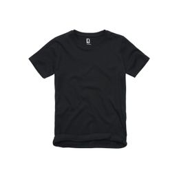 Kurzarmshirt Brandit "Brandit Unisex Kids T-Shirt", Damen, Gr. 170/176, schwarz, 100% Baumwolle, gemustert, normal, Rundhals, Shirts