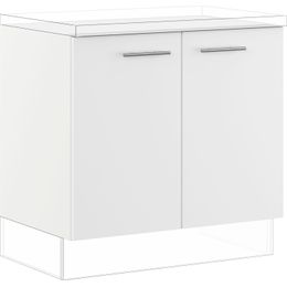 Sp&uuml;lenunterschrank IMPULS K&Uuml;CHEN "Valencia & Tirana", In zwei Breiten, H&ouml;he: 72,3 cm", wei&szlig;, B:90cm H:72,3cm T:57,6cm, Dekorfolie, Holzwerkstoff, Schr&auml;nke, K&uuml;chenunterschrank, vormontiert