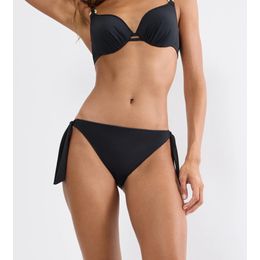 Bikini-Hose Triumph "Summer Twist Tai 01", Damen, Gr. 44, N-Gr, schwarz, Microfaser, Obermaterial: 77% Polyamid, 23% Elasthan, Badehosen Bikini-Hose, Eleganz und Komfort
