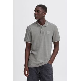 Poloshirt Blend "BHBhnate", Herren, Gr. M, gr&uuml;n (beetle gr&uuml;n), Web, 100% Baumwolle, unifarben, slim fit normal, V-Ausschnitt, Shirts, Klassisches Poloshirt mit Brustprint