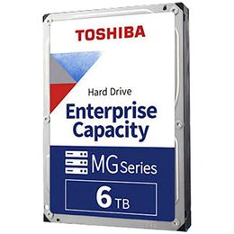 Toshiba interne HDD-Festplatte "MG08-D 6TB", silber, 6000 GB, Festplatten