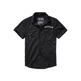 Langarmhemd Brandit "Brandit Herren Mot&ouml;rhead Shirt", Herren, Gr. 5XL, US-Gr&ouml;&szlig;en, schwarz, 100% Baumwolle, unifarben, normal, ohne Ausschnitt, Hemden