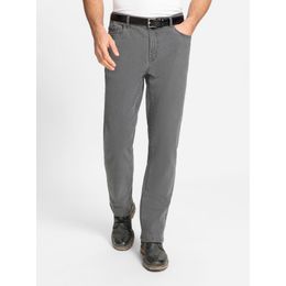 5-Pocket-Jeans Marco Donati, Herren, Gr. 56, Normalgr&ouml;&szlig;en, grau (grau, denim), 98% Baumwolle, 2% Elasthan, unifarben, lang, Jeans 5-Pocket-Jeans