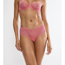 Hipster Triumph "That Night In Vegas", Damen, Gr. 40, wild rose, Mesh, Spitze, Obermaterial: 80% Polyamid, 20% Elasthan, k&ouml;rpernah, Unterhosen, grafische Spitze, Mesh, elegant, verf&uuml;hrerische Silhouette