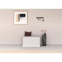Sitztruhe OTTO HOME "Liotta", wei&szlig;, B:80cm H:45cm T:45cm, Massivholz, Sitzb&auml;nke, Truhe mit Stauraum