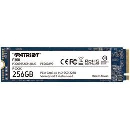 PATRIOT interne SSD "P300 256GB", schwarz-wei&szlig; (schwarz), 256 GB, Schreibgeschwindigkeitmaximal 1100 MB/s Lesegeschwindigkeitmaximal 1700 MB/s, Festplatten