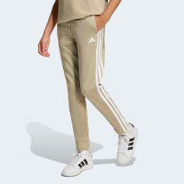 Sporthose adidas Sportswear "JG 3S FT PT 280", M&auml;dchen, Gr. 128, N-Gr, wonder cargo, wei&szlig;,, Obermaterial: 55% Baumwolle, 36% Polyester, 9% Viskose, Hosen Sporthose