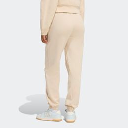 Sporthose adidas Sportswear "W FI SL PT", Damen, Gr. M, N-Gr, crystal linen, normal, gr., Obermaterial: 68% Baumwolle, 32% Polyester, Hosen Sporthose, Regul&auml;r geschnitten, elastischer Bund
