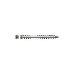 Spax Terrasse 5 x 70 mm Zylinderkopf T-STAR plus Fixiergewinde CUT-Spitze Edelstahl rostfreiei A2 (0537000500703)