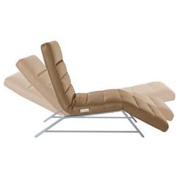 Relaxliege W.Schillig "daily dreams", braun (fango z69), B:75cm H:91cm T:170cm, Longlife Xtra-Leder Z59: Glattleder mit modischer Pr&auml;gung. Hautst&auml;rke 0, 9 - 1, 1 mm;Longlife Xtra-Leder Z69: Das feinnarbige, gedeckte Softleder Z69 besticht durch seine au&szlig;ergew&ouml;hnliche Weichheit im trendigen &raquo;Vintage-Look&laquo;, Hautst&auml;rke 0, 9 - 1, 1 mm;Stoff S37 (100% Polyester), Sofas, Funktionsliege wahlweise mit Mot