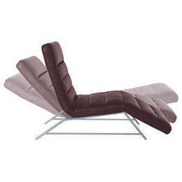 Relaxliege W.Schillig "daily dreams", braun (mocca z69), B:75cm H:91cm T:170cm, Longlife Xtra-Leder Z59: Glattleder mit modischer Pr&auml;gung. Hautst&auml;rke 0, 9 - 1, 1 mm;Longlife Xtra-Leder Z69: Das feinnarbige, gedeckte Softleder Z69 besticht durch seine au&szlig;ergew&ouml;hnliche Weichheit im trendigen &raquo;Vintage-Look&laquo;, Hautst&auml;rke 0, 9 - 1, 1 mm;Stoff S37 (100% Polyester), Sofas, Funktionsliege wahlweise mit Mot