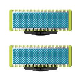 Philips Ersatzklinge OneBlade QP225/50 silber/hellgr&uuml;n, 1 St&uuml;ck