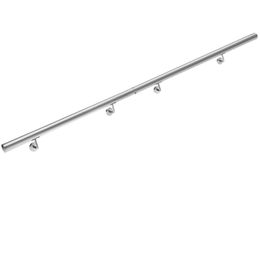 Monzana Handlauf 2er-Set Edelstahl 4,2x200cm