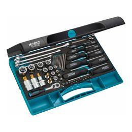 Hazet Werkzeug-Satz TX 1557/58 Vierkant hohl 6,3 mm (1/4 Zoll), Vierkant hohl 10 mm (3/8 Zoll), Vierkant hohl 12,5 mm (1/2 Zoll), Sechskant massiv 6,3)