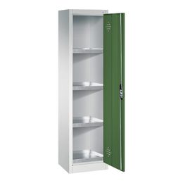 C+P Umweltschrank Acurado, 1950x502x500mm, 7035/6011 ; C + P M&ouml;belsysteme (8901-315|S10193)