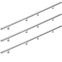 Monzana Handlauf 6er-Set Edelstahl 4,2x600cm