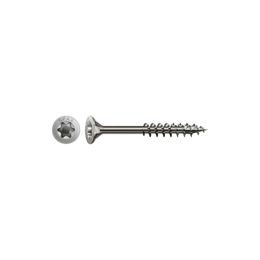 Spax Edelstahl 4,5 x 40 mm Senkkopf T-STAR plus Teilgewinde 4CUT Edelstahl rostfreiei A2 (0197000450403)