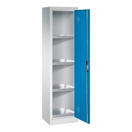 C+P Umweltschrank Acurado, 1950x502x500mm, 7035/5012 ; C + P M&ouml;belsysteme (8901-315|S10191)