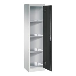 C+P Umweltschrank Acurado, 1950x502x500mm, 7035/7016 ; C + P M&ouml;belsysteme (8901-315|S10189)