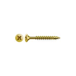 Spax Universalschraube 5 x 70 mm Senkkopf Kreuzschlitz Z Vollgewinde 4CUT YELLOX A2L (1081020500705)