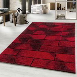 Teppich Ayyildiz Teppiche "Beta 1110" Gr. 3, rot, B:120cm H:11mm L:170cm, Kunstfaser, Teppiche, Teppich, L&auml;ufer, Kurzflor, Wohnzimmer