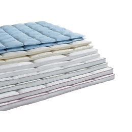 Federbettdecke + Kopfkissen Ribeco "&Uuml;berraschungspaket, 2-tlg, Decke mit Kissen", wei&szlig;, B/L: 135cm x 200cm Anzahl Teile 1, B/L: 80cm x 80cm Anzahl Teile 1, Bezug: Baumwolle Kunstfaser F&uuml;llung: Entendaune/-feder, normal, Bettdecken Bezug: 100% Baumwolle. Kopfkissen Bezug: 100% Baumwolle. Bettdecken F&uuml;llung: 90% Federn, 10% Daunen. Kopfkissen F&uuml;llung: 100% Federn, Bettwaren-Sets, LAGERR&Auml;UMUNG Solang