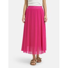 Smith & Soul Sommerrock SMITH & SOUL, Damen, Gr. M, fuchsia, Web, Material: 100% Polyester, bedruckt, regular fit, R&ouml;cke, mit Elastikbund