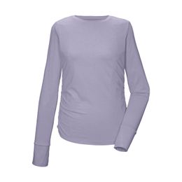 Langarmshirt Killtec "KOS 173 WMN LS SHRT", Damen, Gr. 36, helllila, Obermaterial: 88% Polyester, 12% Elasthan, Shirts Langarmshirt, Atmungsaktiv, schnelltrocknend, dehnbar, Daumenl&ouml;cher, Raffung