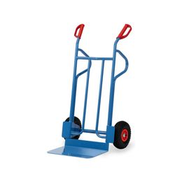 Fetra Stahlrohr-Sackkarre B1216L - Luftbereifung Tragkraft 350 kg)