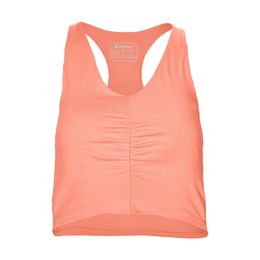Funktionstop Killtec "KOS 170 WMN TP", Damen, Gr. 44, pfirsich, Obermaterial: 80% Polyester, 20% Elasthan, Tops, Atmungsaktiv, schnelltrocknend, Comfort-Stretch, herausnehmbare Pads