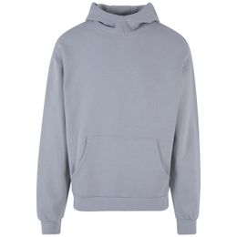 Kapuzenpullover Urban Classics "Urban Classics Herren High Neck Hoody", Herren, Gr. M, lightasphalt, 80% Baumwolle, 20% Polyester, unifarben, oversize, ohne Ausschnitt, Pullover Kapuzenpullover