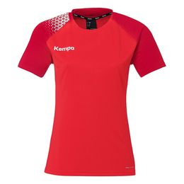 T-Shirt Kempa "Shirt Ambition 28 Women", Damen, Gr. L, rot (rot, chilirot), Obermaterial: 100% Polyester Pol. recyc.., Shirts T-Shirt