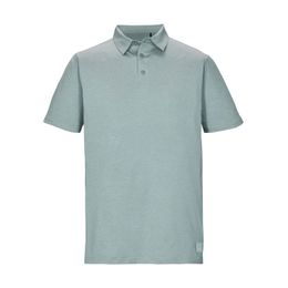 Poloshirt Killtec "KOS 186 MN PLSHRT", Herren, Gr. L, graugr&uuml;n, Obermaterial: 88% Polyester, 12% Elasthan, ohne Ausschnitt, Shirts