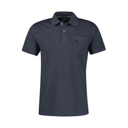Poloshirt Lerros "Polo in Jersey-Qualit&auml;t mit Brusttasche aus reiner Baumwolle", Herren, Gr. L, blau (classic navy), 100% Baumwolle, ohne Ausschnitt, Shirts