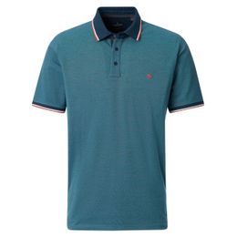 Poloshirt Casamoda "Casamoda Polo-Shirt uni", Herren, Gr. L, dunkles t&uuml;rkis, 95% Baumwolle, 5% Elasthan, Shirts