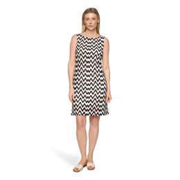Etuikleid Betty Barclay "Damen ohne Arm", Damen, Gr. 40, Normalgr&ouml;&szlig;en, schwarz, wei&szlig;, Obermaterial: 100% Polyester. Futter: 100% Polyester, festlich, ausgestellt kurz, U-Boot-Ausschnitt, Kleider Etuikleid