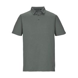 Poloshirt Killtec "KOS 186 MN PLSHRT", Herren, Gr. L, mittelgrau, Obermaterial: 88% Polyester, 12% Elasthan, ohne Ausschnitt, Shirts