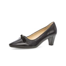 Pumps Gabor "Eleganter Pump", Damen, Gr. 39, schwarz, Schuhe Pumps