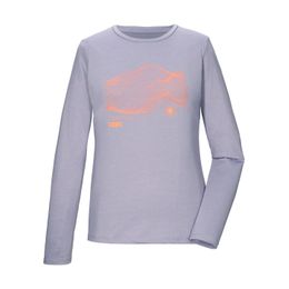 Langarmshirt Killtec "KOS 179 WMN LS SHRT", Damen, Gr. 36, helllila, Obermaterial: 90% Polyester, 10% Elasthan, Shirts Langarmshirt, Weiches, strapazierf&auml;higes, atmungsaktives Langarmshirt