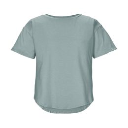 T-Shirt Killtec "KOS 174 WMN TSHRT", Damen, Gr. 36, graugr&uuml;n, Obermaterial: 88% Polyester, 12% Elasthan, Rundhals, Shirts T-Shirt, Leichtes, atmungsaktives Damen T-Shirt im Boxy-Schnitt