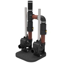 Jung Pumpen Easyfix 50 Duo JP51000 Einbauset f&uuml;r eine Doppelpumpanlage