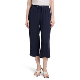 Schlupfhose Betty Barclay "Damen mit Eingrifftaschen", Damen, Gr. 38, Normalgr&ouml;&szlig;en, blau (dunkelblau), Obermaterial: 100% Viskose, relaxed fit 3/4-L&auml;nge, Hosen Schlupfhose, Material