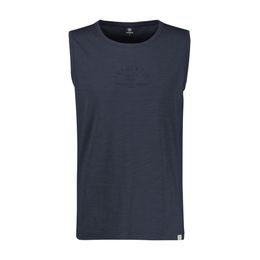Muskelshirt Lerros "Luftiges Tanktop aus Baumwolle mit trendigem Slogan-Print", Herren, Gr. L, classic navy, 100% Baumwolle, Rundhals, Shirts
